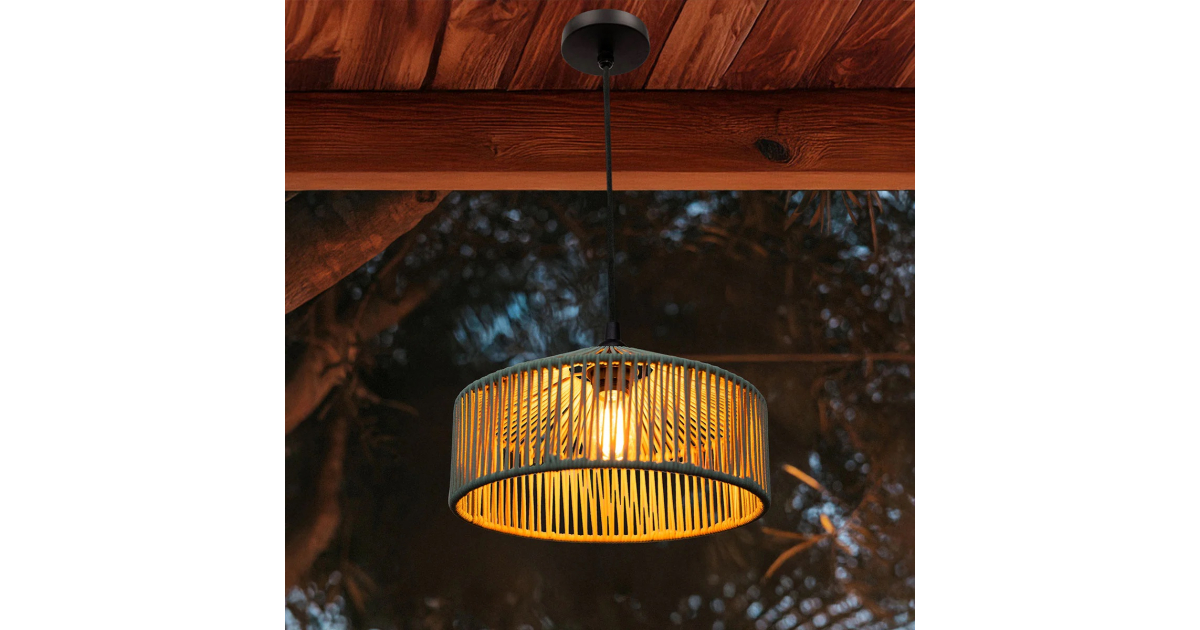 Nouveau Jardin Calabardina - suspension - Ø 30 x 500 cm - IP44 - vert ...