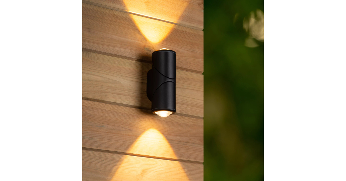 Lucide Erin - buiten wandlamp - 6 x 8 x 19 cm - 2 x 5W LED incl. - IP65 ...