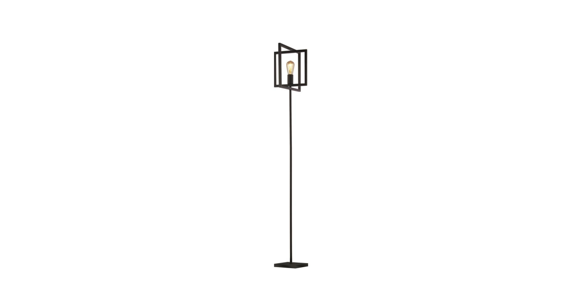 Searchlight Plaza - lampadaire - 30 x 25 x 160 cm - noir mat | Roi Du ...